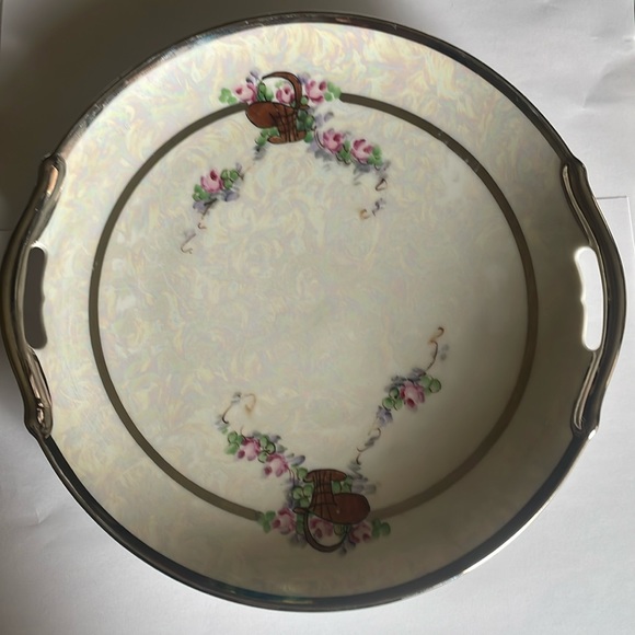 Jorgeuson | Dining | Vintage Jorgensen Signed Handpainted Porcelain Luster Finish Iridescent ...